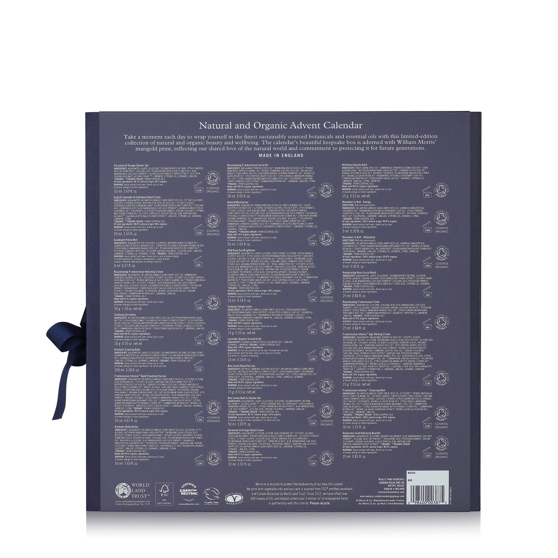 Natural & Organic Advent Calendar – Neal's Yard Remedies